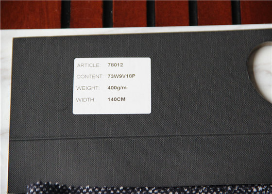 Sport Shoes Stretch Wool Fabric Lightweight 140CM Width Navy White