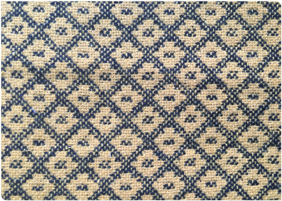 820 G Plaid Jacquard Wool Fabric Tweed For Fancy Suiting / Lady Winter Skirt