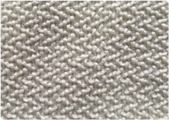 Customized Women Coat Tweed Wool Fabric 150CM Cream Color Channel Style