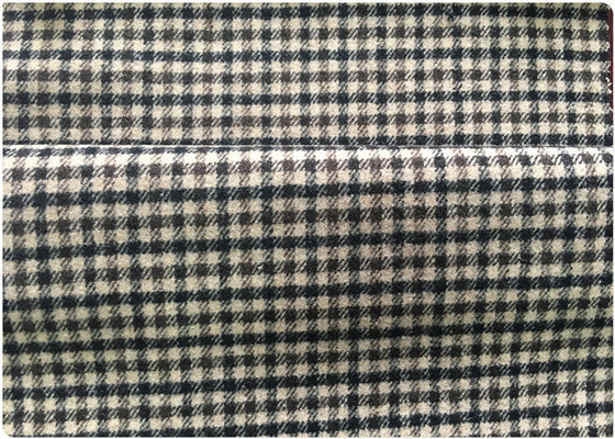 600 G / M Little Tartan Plaid Fabric With 30 Wool 70 Synthetic Vintage Suit/Coat