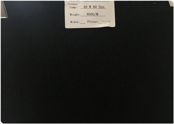 Black Long Heavy Wool Fabric 60 Wool 30 Polyester For Women Autumn Coat