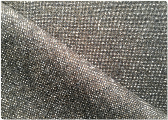 Heavy Brown Coating Wool Fabric 150CM Width 750 Gram Per Meter Double sided
