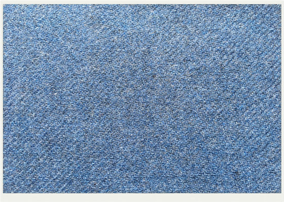Mix Blue Tweed Medium Weight Wool Fabric Wind Resistant For Warmest Winter Jacket