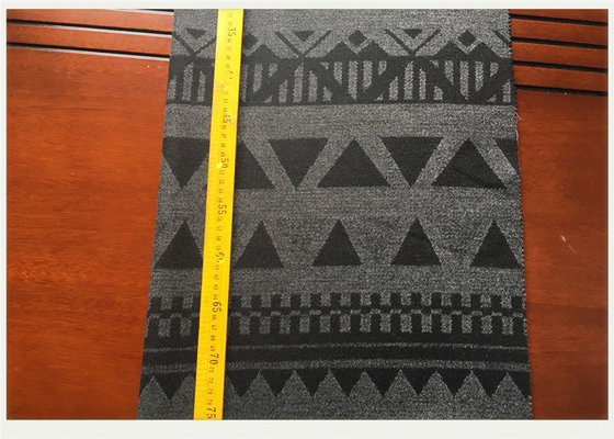 Heavyweight Scarf Jacquard Wool Fabric 50% Wool Warm Anti Pilling OEM