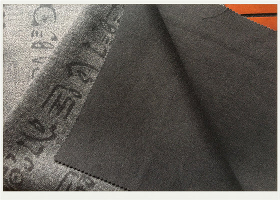 Gray Knit Jacquard Fabric With Oracle Bone Inscriptions , Woven Jacquard Fabric