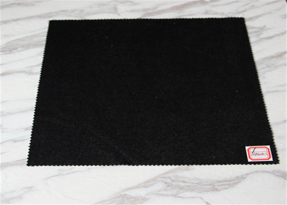 Women Skirts Black Coating Wool Fabric With 30% Polyester 600g Per Meter