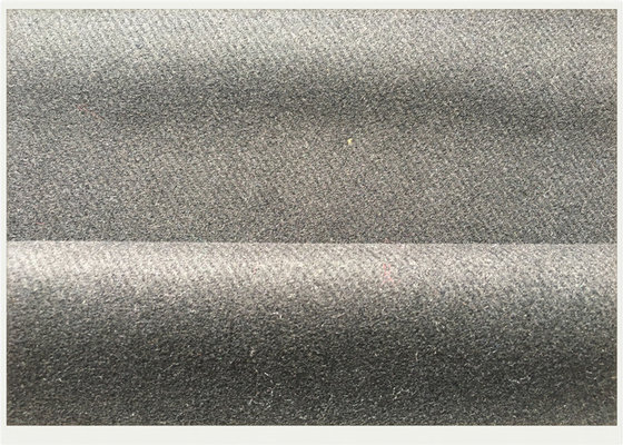 30 W 60 Polyester Twill Wool Fabric Black 600 Gram Per Meter In Stock