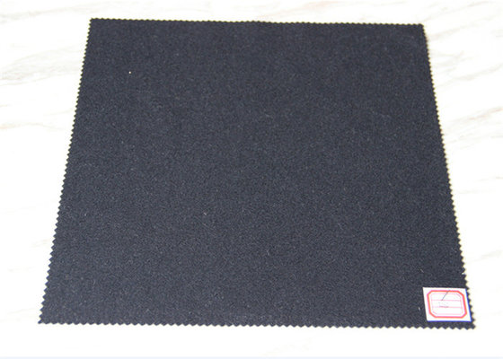 In Stock Midnight Blue Navy Melton 50w Woven Black  650 G/Meter For Winter Coats