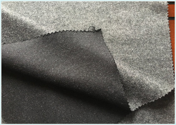 Socks / Hats Per Meter Stretch Wool Fabric Customized Gray with 47 Wool 650 G