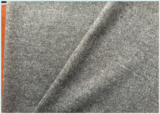 Socks / Hats Per Meter Stretch Wool Fabric Customized Gray with 47 Wool 650 G