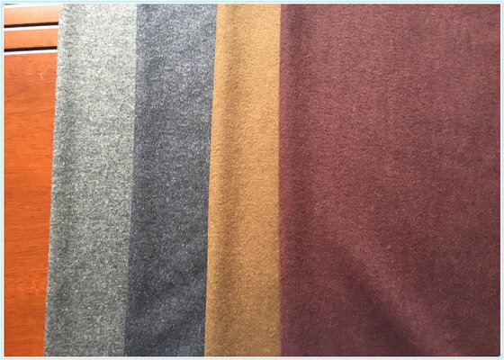 26% Wool Soft Melton Wool Fabric ODM  For Durable Womens Wool Winter Coats
