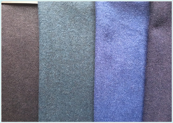 Soft 150CM Stretch Wool Fabric Anti Pilling Windproof Without Herringbone