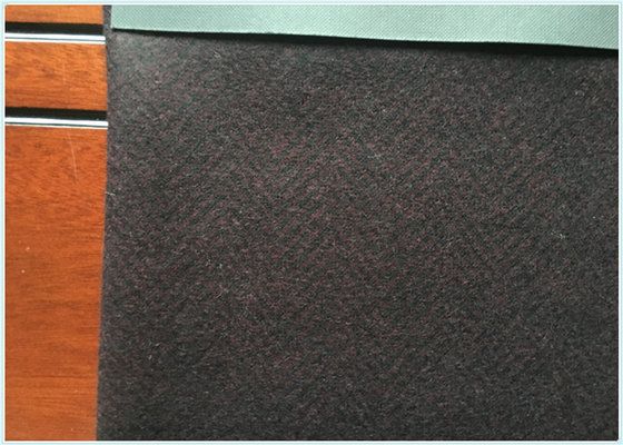 Herringbone Childen'S Cloth Stretch Wool Fabric 650g / M 55P Breathable Warm