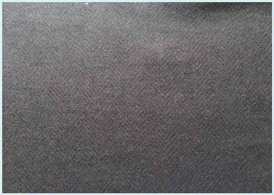 Herringbone Childen'S Cloth Stretch Wool Fabric 650g / M 55P Breathable Warm