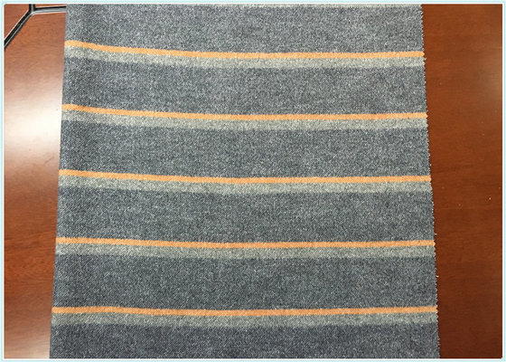 50% Wool Cashmere Coating Fabric , Abrasion Resistant Double Faced Wool Jacket Fabric