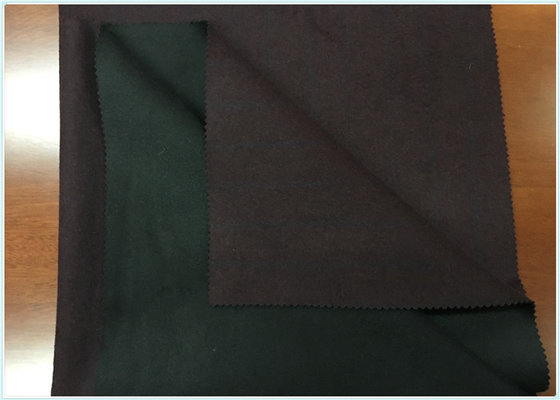 Men'S Cloth Double Faced Wool Coating Fabric Red Series With 50w 50 Polyester 750 G / M