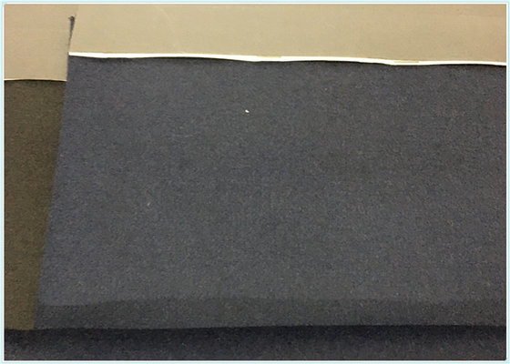 Black Navy Double Faced Wool Coating Fabric Without Twill Heavyweight 150cm Width