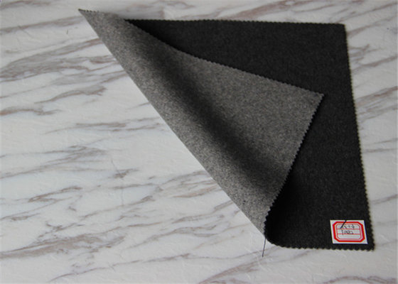 Light / Medium Grey Coating Wool Fabric Overcoat Winter Smooth Warm In Stock
