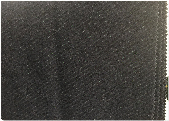 Light Gray GreenTwill Wool Fabric Customized 50w 400g For Every Season Clothes