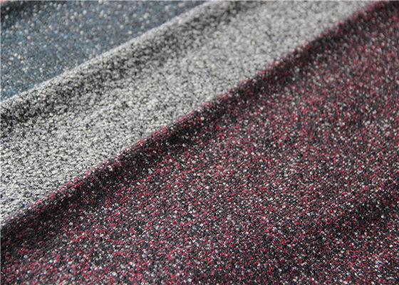 Heavyweight Wool Fabric , 50% Wool Winter Scarf Terry Cloth Fabric