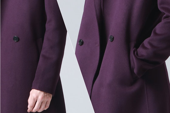 Classsical Overknee Long Wool Blend Winter Coat / Mens Full Length Wool Overcoat
