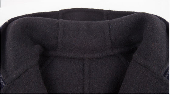 Children'S Winter Double Faced Tartan Wool Blend Winter Coat With Hat Causal Style
