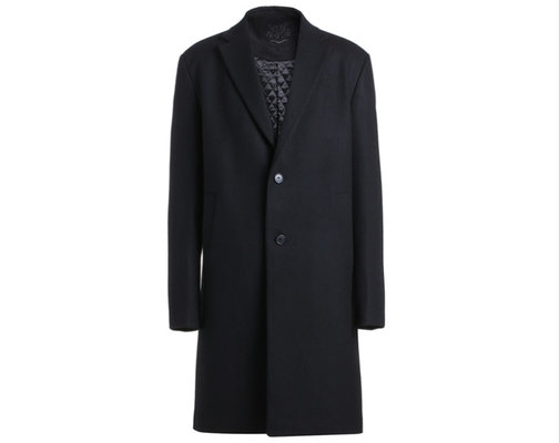 Camel / Gray / Black Winter Simple 60% Wool Blend Overcoat Metiun To Long