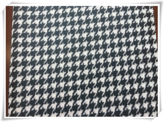 Hound Tooth Wooly - Bully Puppy Tooth Tartan Wool Fabric For Winter