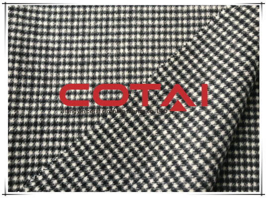 Small Plaid Little Tartan Double Faced Wool Fabric 70 wool 593GSM