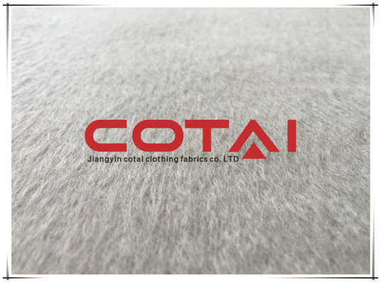 Multi - Colors 5% Alpaca Wool Fabric Creamy White Mohair Suit Fabric