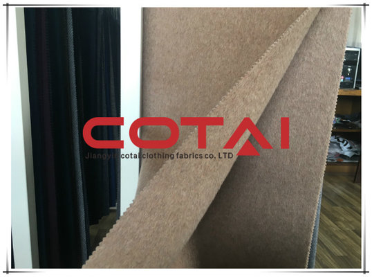 Milky Tea Caramel Double Sided Alpaca Wool Fabric For Women'S Coat