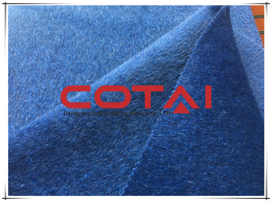 900G/M 59"  60% Wool 35% Polyester  5% Alpaca Fur Fabric Double Sided For Coat
