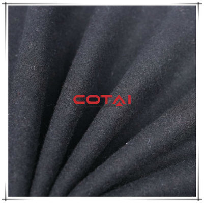 Windproof Colorful Worsted Melton Wool Fabric 690g for Mens Fall Jackets