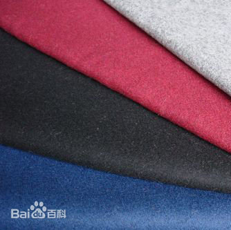 Customized Royal Blue / Yellow 50% Wool Melton Fabric For Garment / Dress