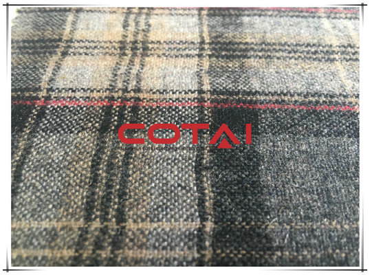 230GSM 345G/M Thin Tartan Wool Fabric 57"-58" 30% Wool Woven Fabric