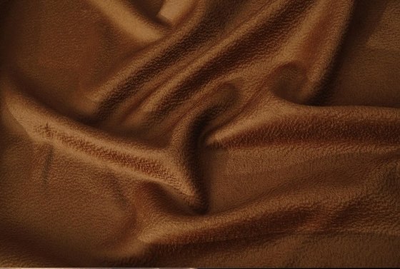 Garment Skirt Trousers Coat Overcoat Double Faced Wool Fabric Shiny Brown 100% Wool 820g/M
