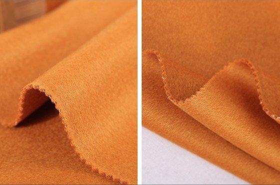 Plain Double Faced Wool Fabric 100% Wool Coating Fabric Multiple Colors