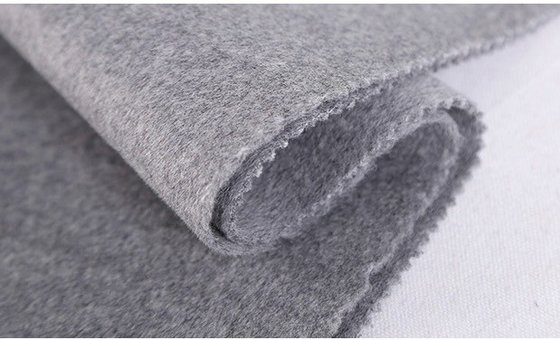 820G/M Plain Double Sided Wool Fabric For Women'S Overcoat