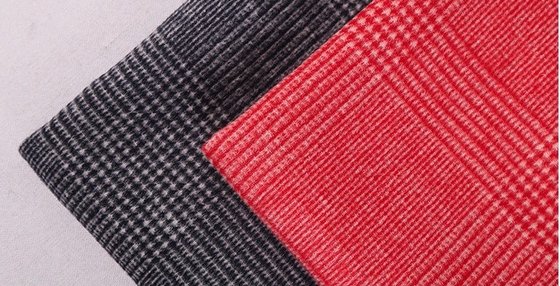 80% Wool 20% Nylon Blended Tartan Wool Fabric Double Face Wool Fabric