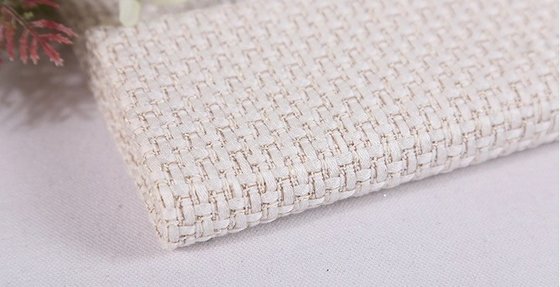 Creamy White Tweed Fancy Tweed Woven Wool Fabric 55% Acrylic 33% Cotton 12% Polyester