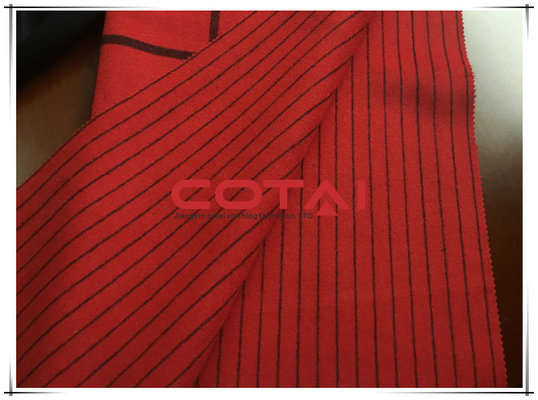 Pure Red Checker / Plaid / Tartan Double Faced Wool Coating Fabric