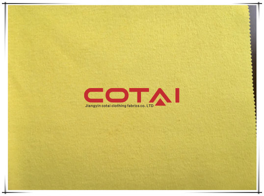 Bright Mustard Yellow Coating Wool Fabric Heavyweight Wool And Viscose And Polyester