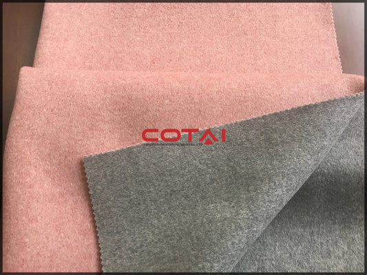 Wool / Polyester Material Double Faced Wool Fabric For Women'S Winter Overcoat