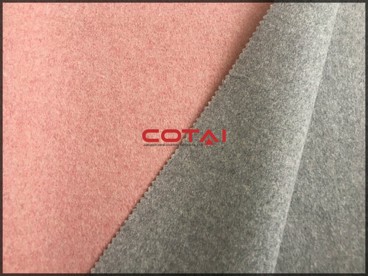 Wool / Polyester Material Double Faced Wool Fabric For Women'S Winter Overcoat