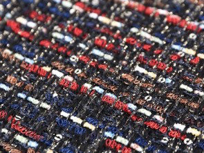 Stretch Suiting Fabric / Striped Wool Fabric Mixed Combination Color