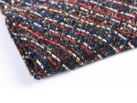 Stretch Suiting Fabric / Striped Wool Fabric Mixed Combination Color