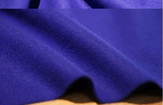 Customized Melton Wool Fabric , Cashmere Wool Blend Fabric 30% 50% Wool
