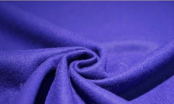 Customized Melton Wool Fabric , Cashmere Wool Blend Fabric 30% 50% Wool