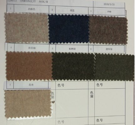 Heavyweight Double Sided Wool Fabric Heavyweight 60% Wool 40% Polyester Winter Coat
