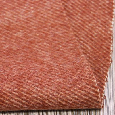 Mix Blue Tweed Medium Weight Wool Fabric Wind Resistant For Warmest Winter Jacket
